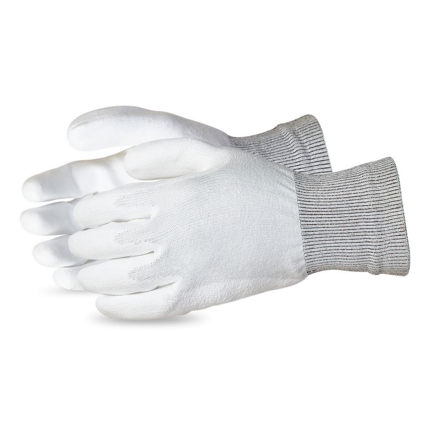 SUPERIOR S13TAPUBH TenActiv Cleanroom Cut-Resistant Palm Coated Glove ...