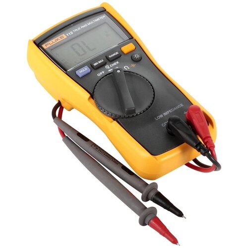 Fluke 113 True RMS Digital Auto Ranging Multimeter with Test leads ...